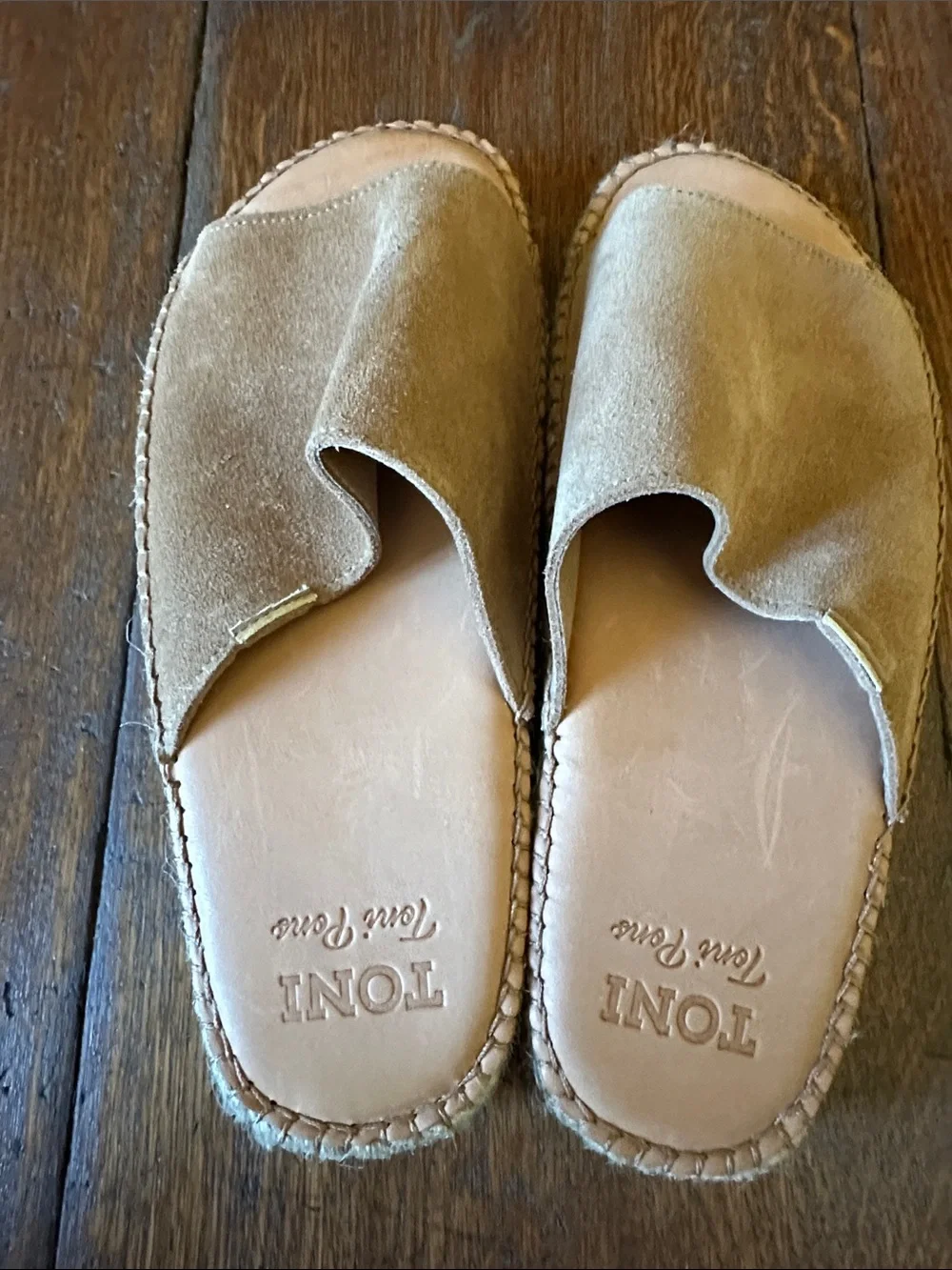 Toni Pons | Shoes | Toni Pons Mens Suede Slide Sandals In Tan | Poshmark